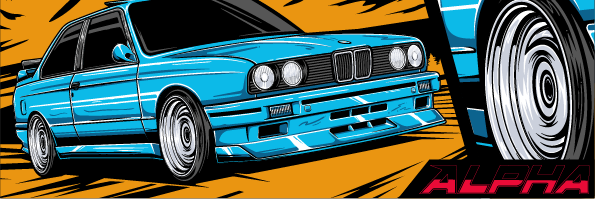 BMW E36 M3 STICKER – Street Alpha